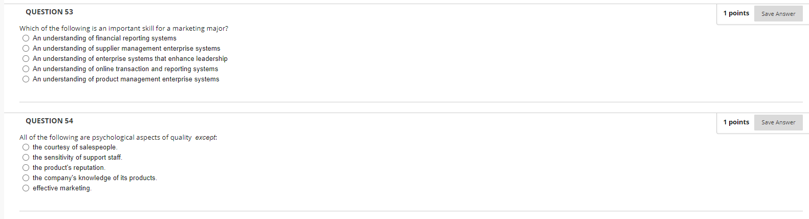 Solved Which of the following is an important skill for a | Chegg.com