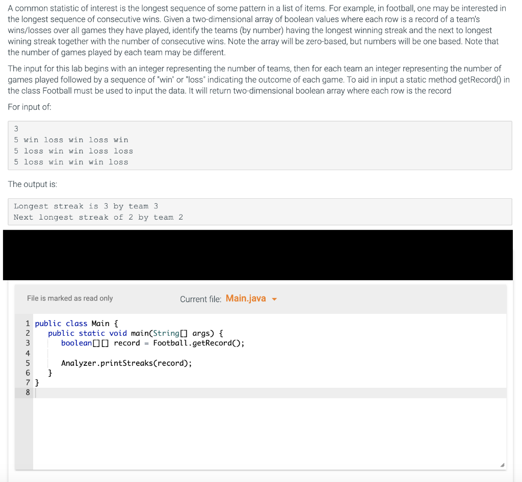 Solved A common statistic of interest is the longest | Chegg.com