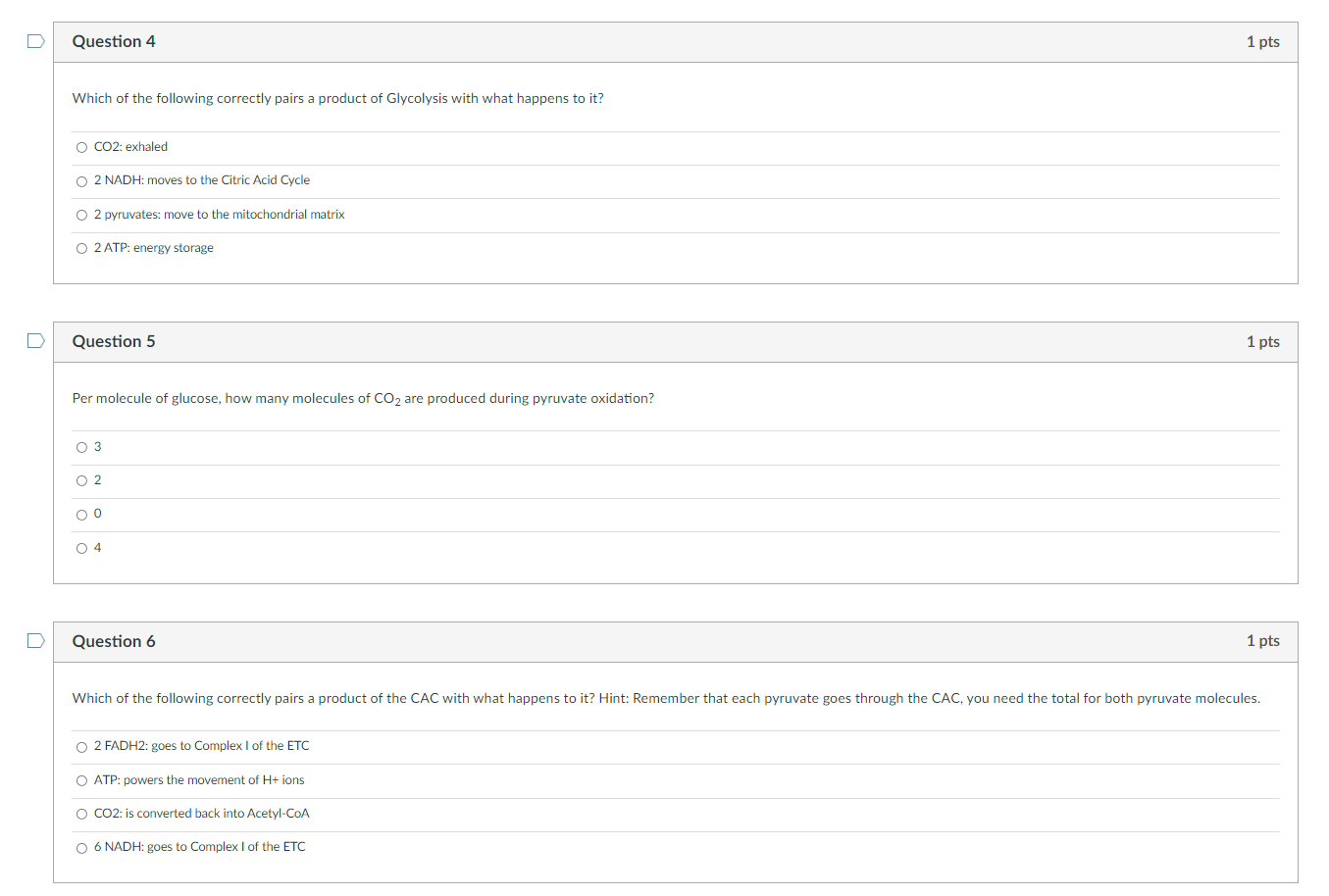 Solved Question 4 1 pts Which of the following correctly | Chegg.com