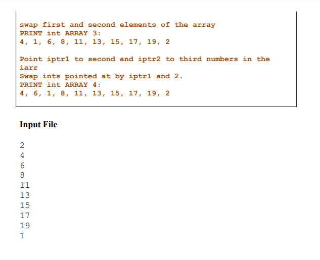 Solved InClass 11 Exercise - Pointers and Variable Addresses | Chegg.com