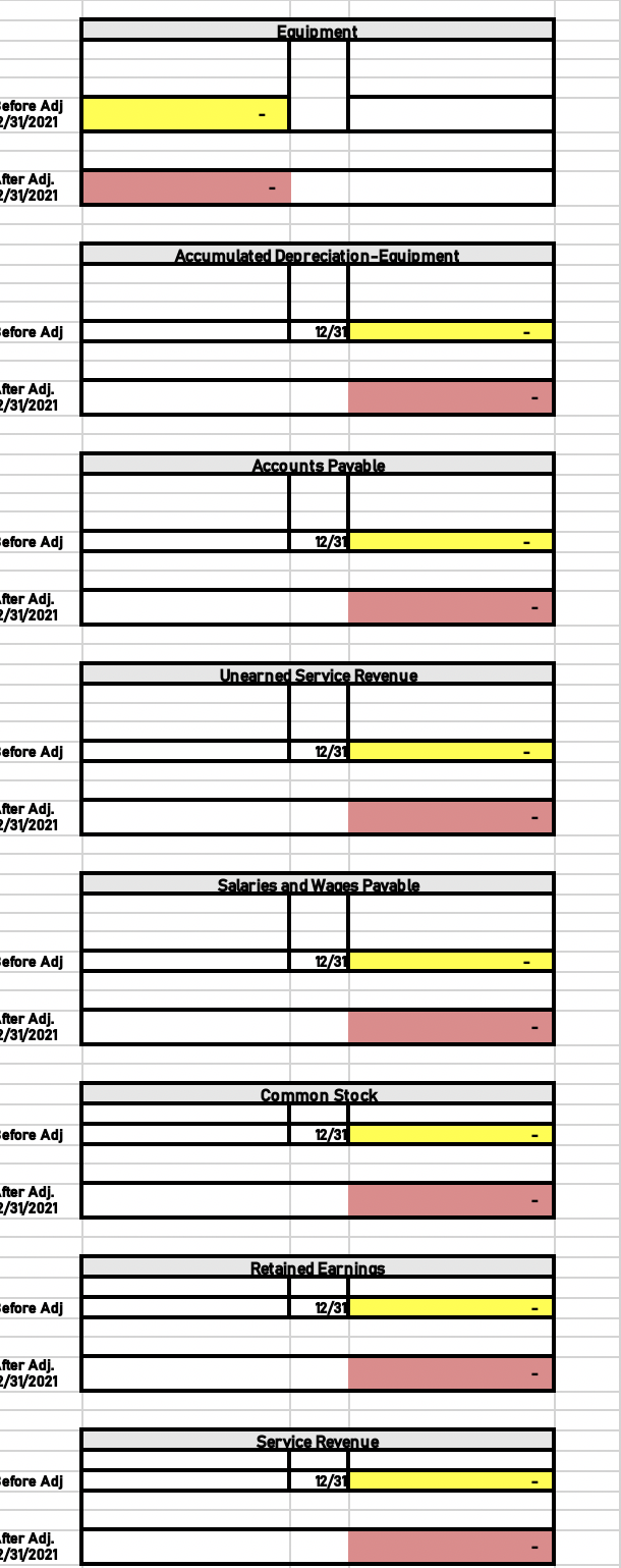 Solved complete the General Journal, the Adjusting Entries | Chegg.com