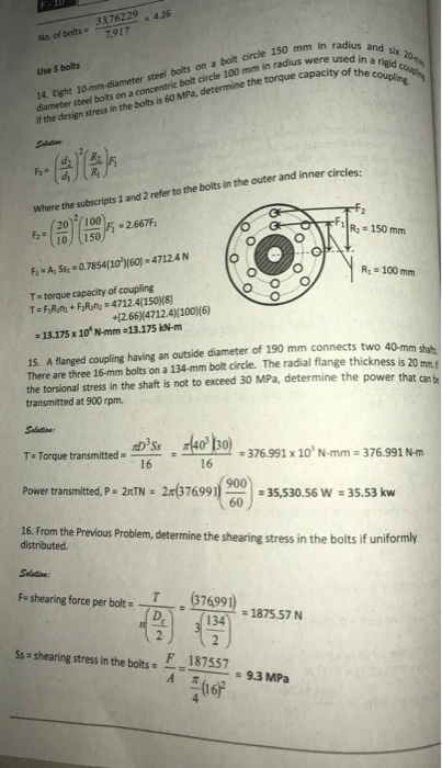 Solved Coupling (Machine Design) question 11 | Chegg.com Solved Coupling (Machine Design) question 11 | Chegg.com