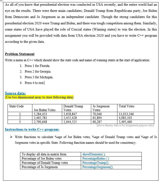 Solved Objectives: In this assignment, the students will | Chegg.com