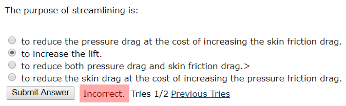 Solved The purpose of streamlining is: to reduce the | Chegg.com