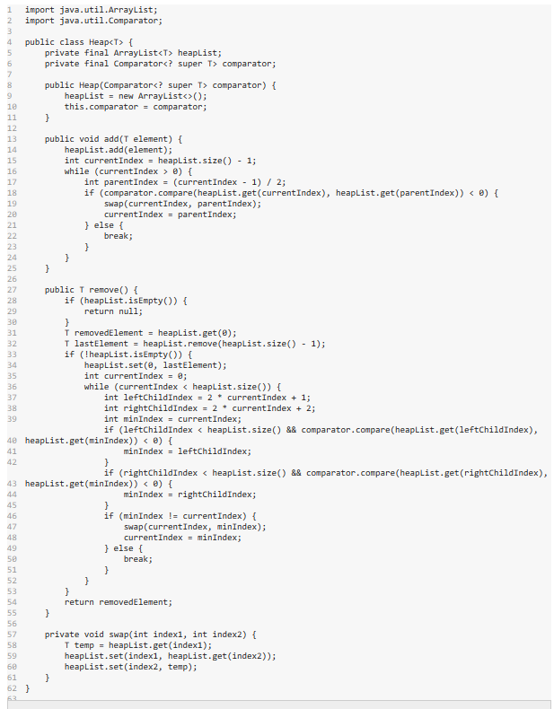 Solved Just need a EmergencyRoom.java for the code.. Could | Chegg.com