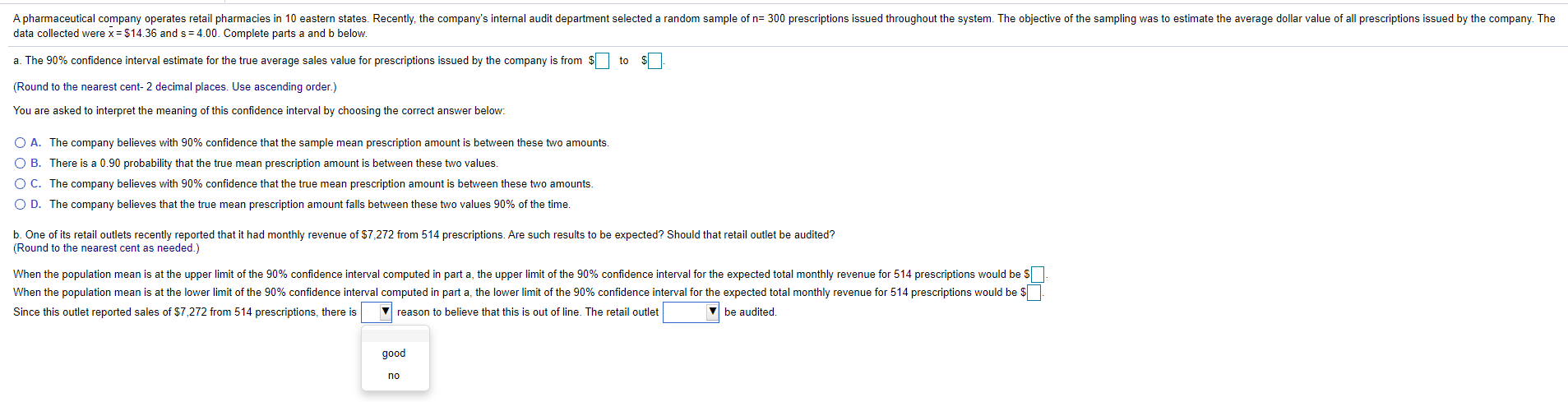 Solved Other drop down box options: Should not or Should | Chegg.com