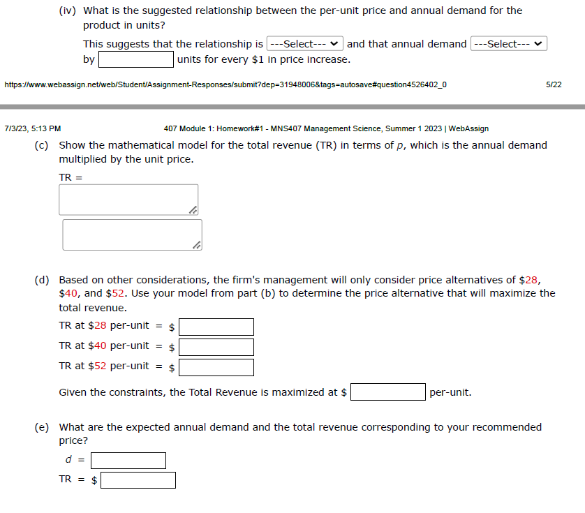 Solved For most products, higher prices result in a | Chegg.com