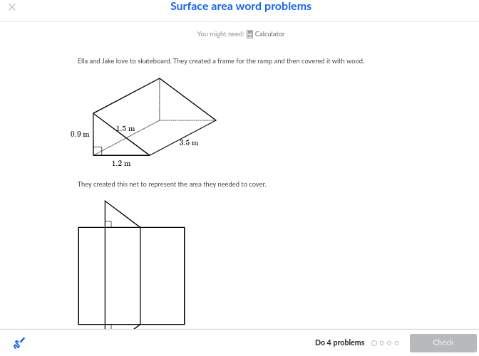 Solved X Surface area word problems You might need: | Chegg.com