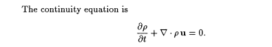 Solved The continuity equation is ap + .pu=0. at HW #2 : | Chegg.com
