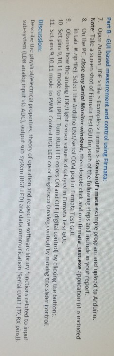 Solved 1.) Connect LDR/ Light Sensors to Arduino analog | Chegg.com