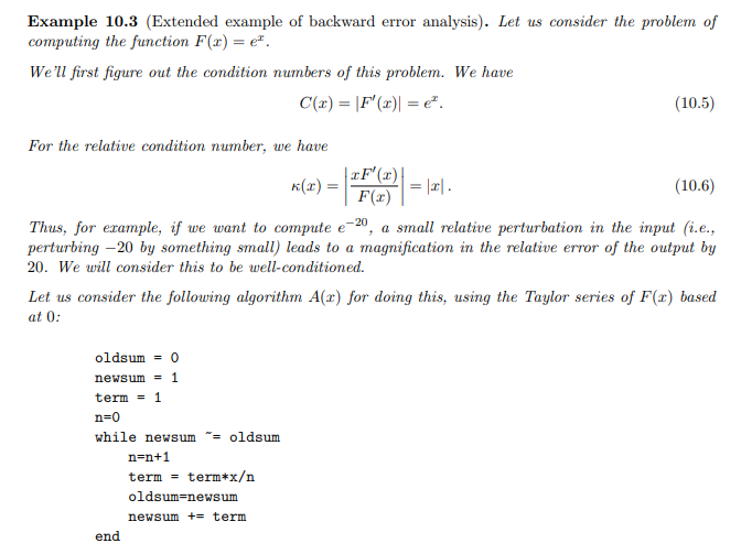 Recall that the relative condition number (I) of a | Chegg.com