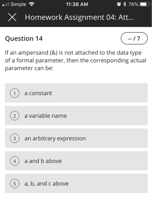 Solved Question 15 For the function definition void Func | Chegg.com