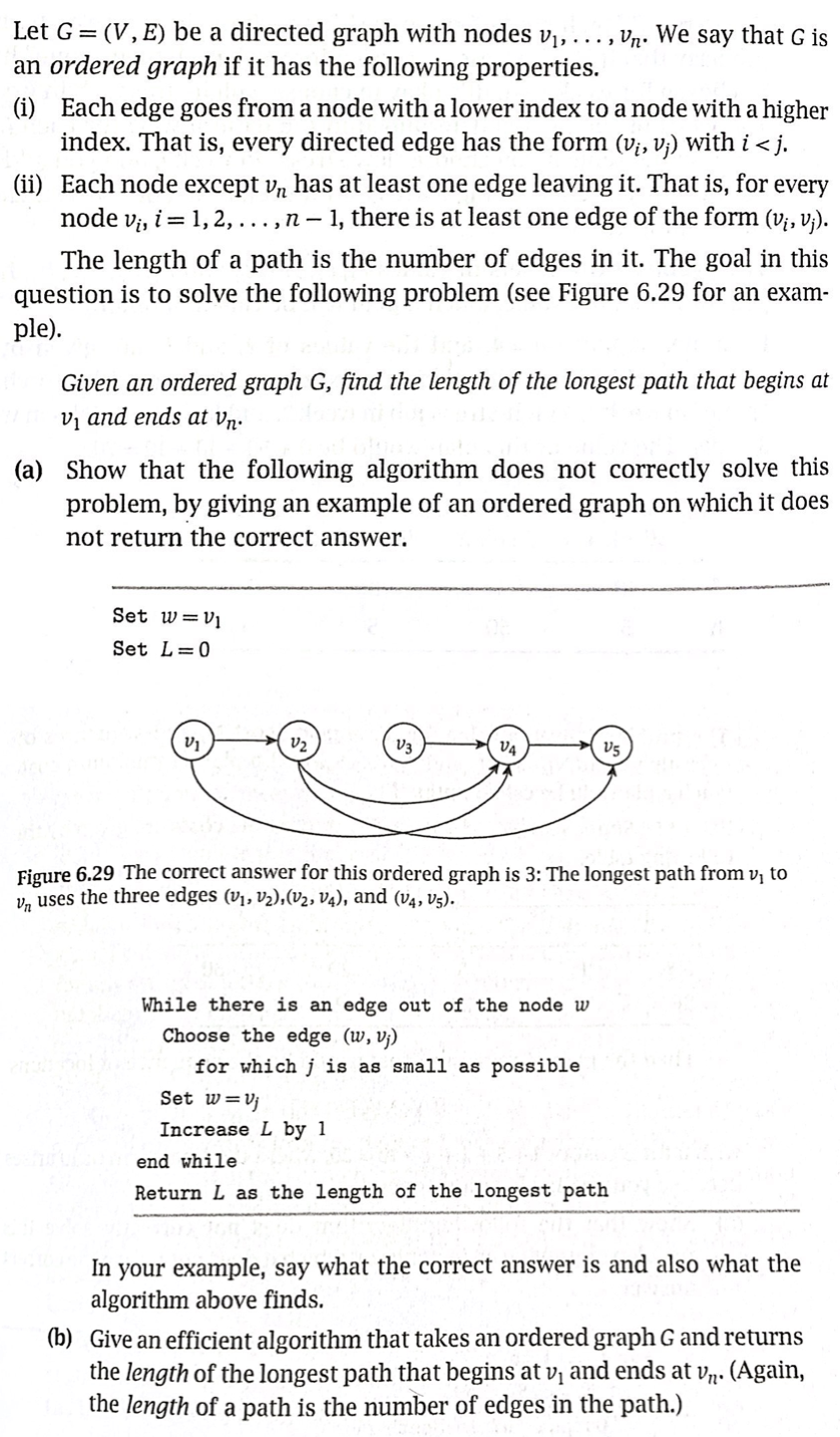 Solved Let G=(V,E) be a directed graph with nodes v1,…,vn. | Chegg.com