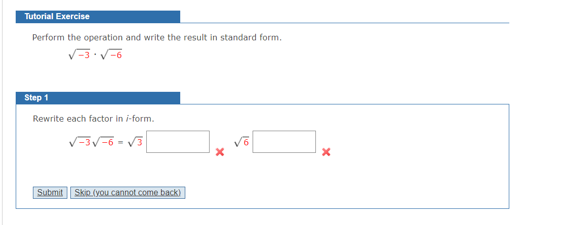 Solved Tutorial Exercise Perform the operation and write the | Chegg.com