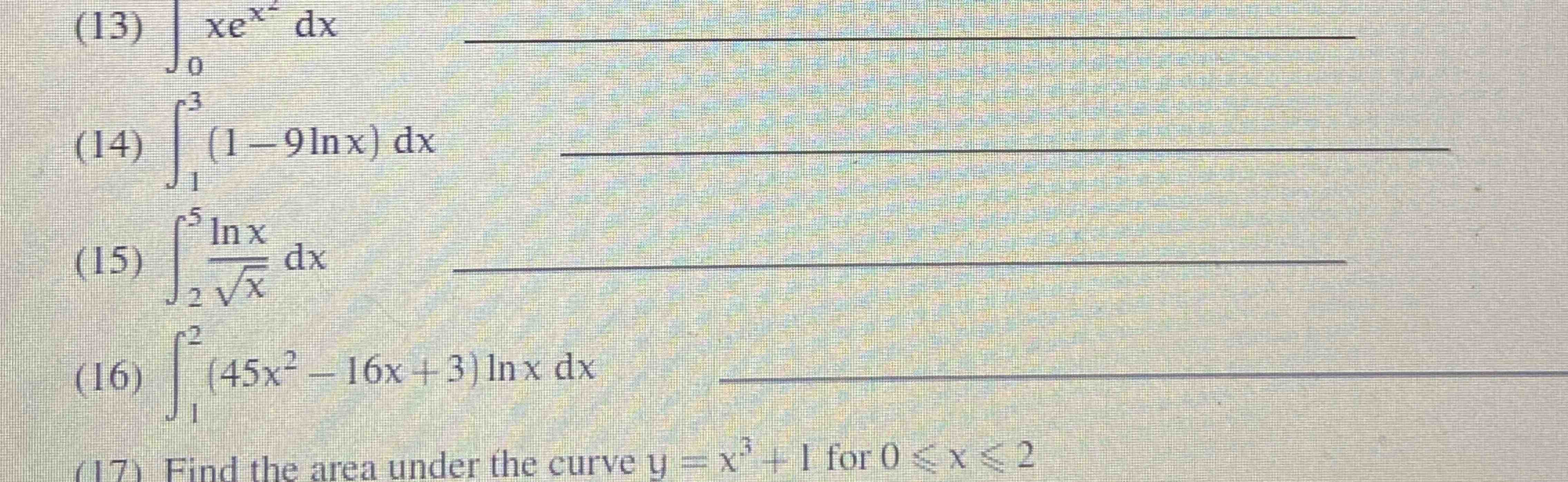Solved Evaluate the following! Please fourteen, fifteen, and | Chegg.com