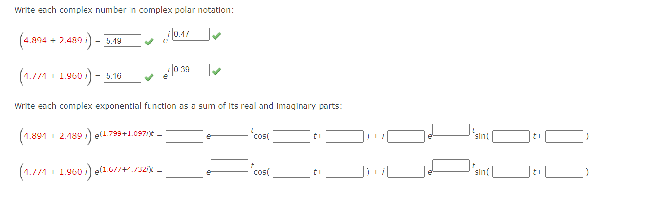 Solved Write each complex number in complex polar | Chegg.com