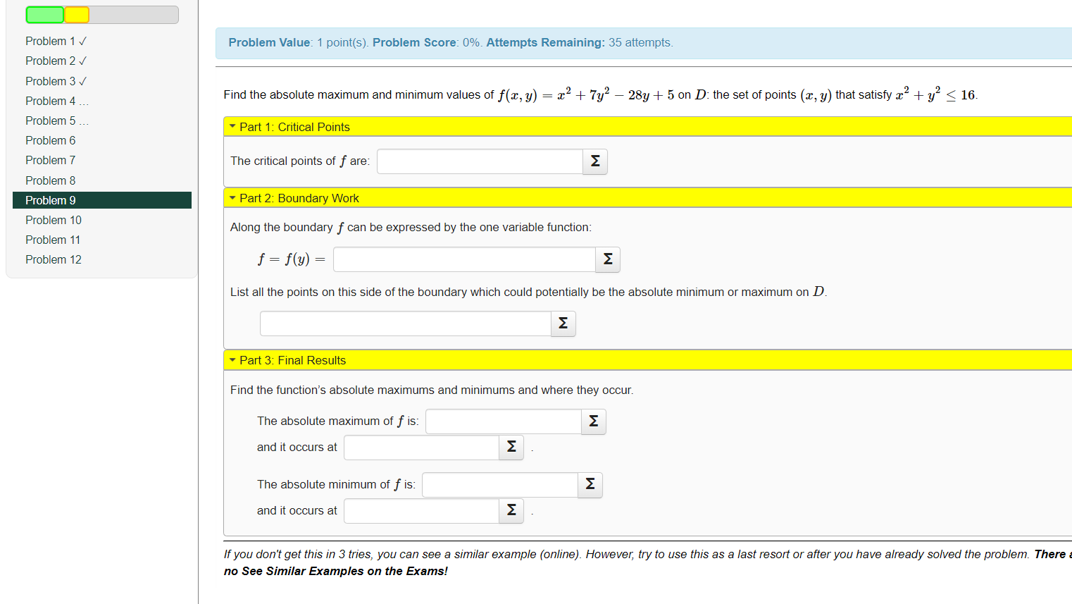 Solved Problem Value: 1 point(s). Problem Score: 0%. | Chegg.com