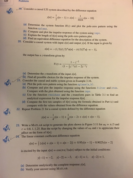 Solved Consider a causal LTI system described by the | Chegg.com