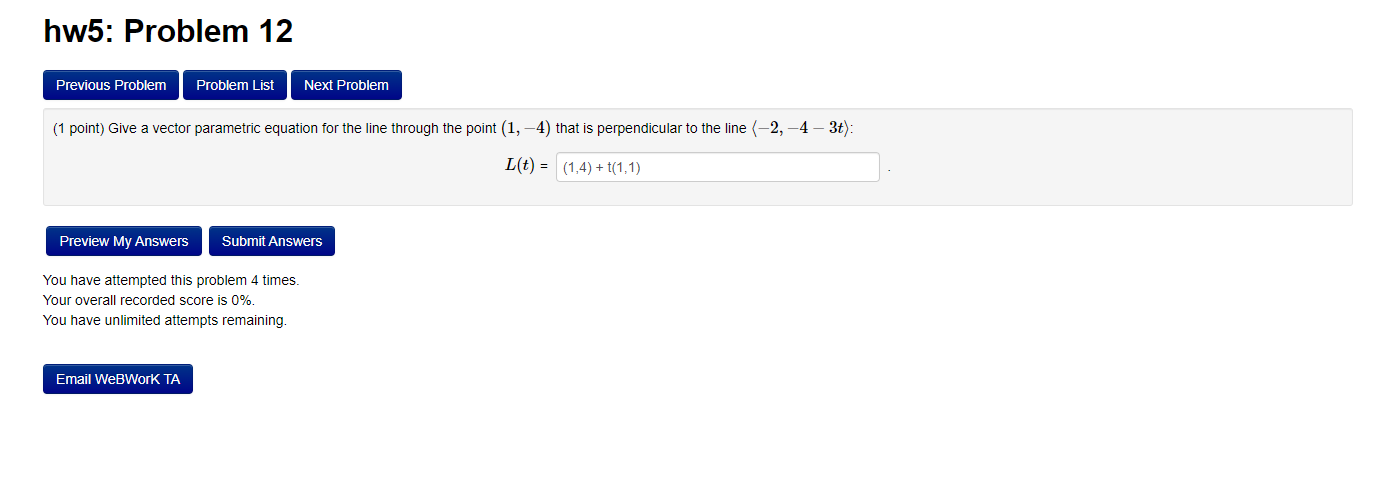 Solved hw5: Problem 12 Previous Problem Problem List Next | Chegg.com