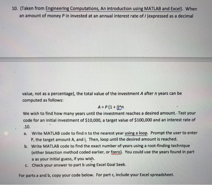 Solved 10 Taken From Engineering Computations An