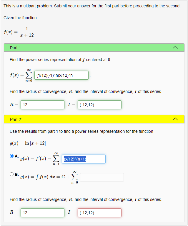 Solved This is a multipart problem. Submit your answer for | Chegg.com