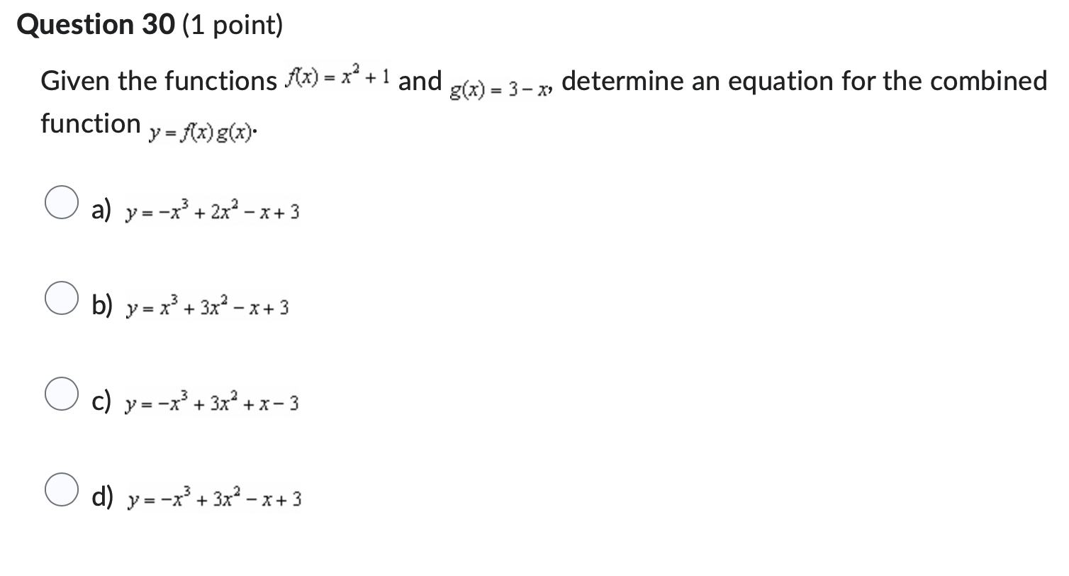 Solved Please Pick The Right Answer Chegg