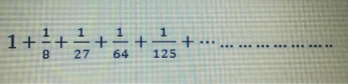 Solved 8 27 64 125 | Chegg.com