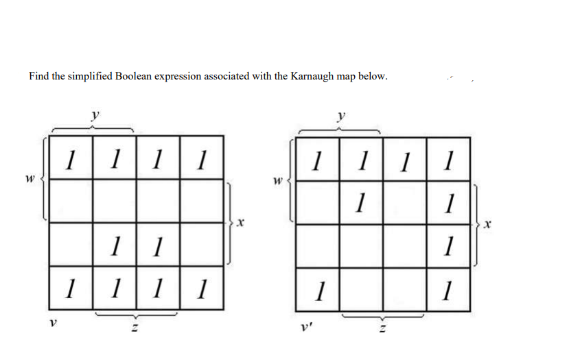 Solved Find The Simplified Boolean Expression Associated 5152