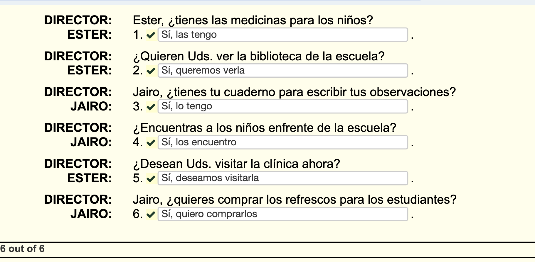 Hello, I need some help with my Spanish homework. I | Chegg.com