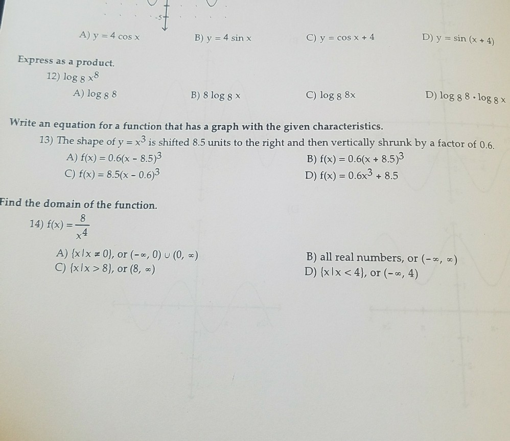 Solved Find the exact function value. 3) tan 60 B) 0 V3 D) | Chegg.com