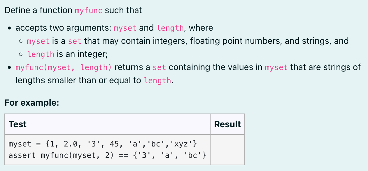 Solved Define a function my func such that • accepts two | Chegg.com