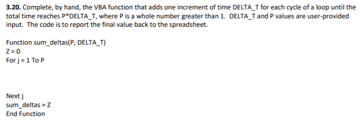 Solved VBA = Visual Basic Application What command lines | Chegg.com
