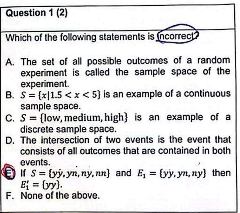 Solved Question 1 (2)Which of the following statements is | Chegg.com