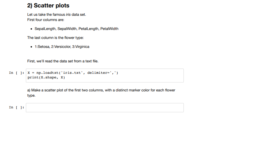 Solved Exercise 1) Plotting curves a) Draw a spiral. In []: | Chegg.com