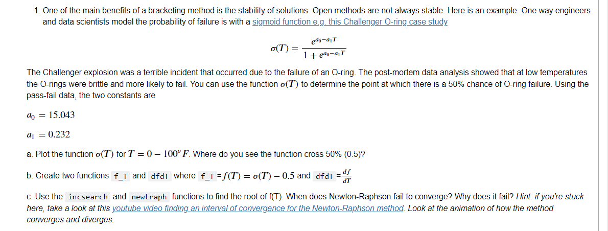 1. One of the main benefits of a bracketing method is | Chegg.com