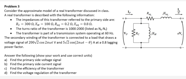 Solved Roa jX.co. Rc XM aV, Problem 3 Consider the | Chegg.com