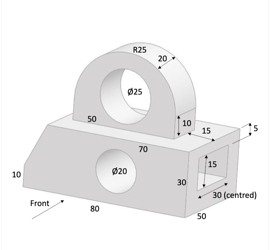 Solved A parallel oblique view: General (4marks). You may | Chegg.com