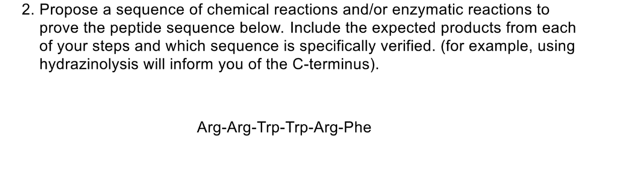 Solved Propose a sequence of chemical reactions and/or | Chegg.com