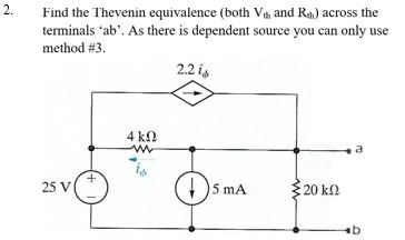 Solved Find the Thevenin equivalence (both Vth ﻿and Rth ) | Chegg.com