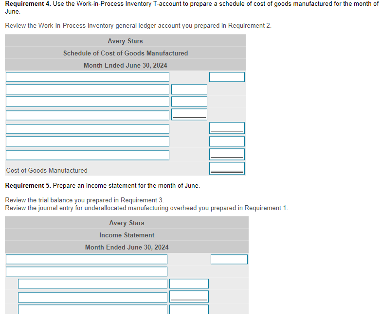 Solved Requirement 4. Use the Work-in-Process Inventory | Chegg.com