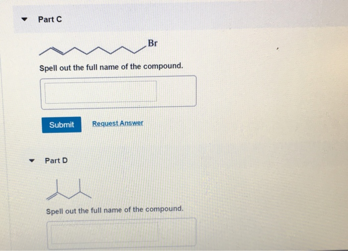 Solved Spell out the full name of the compound. Submit | Chegg.com