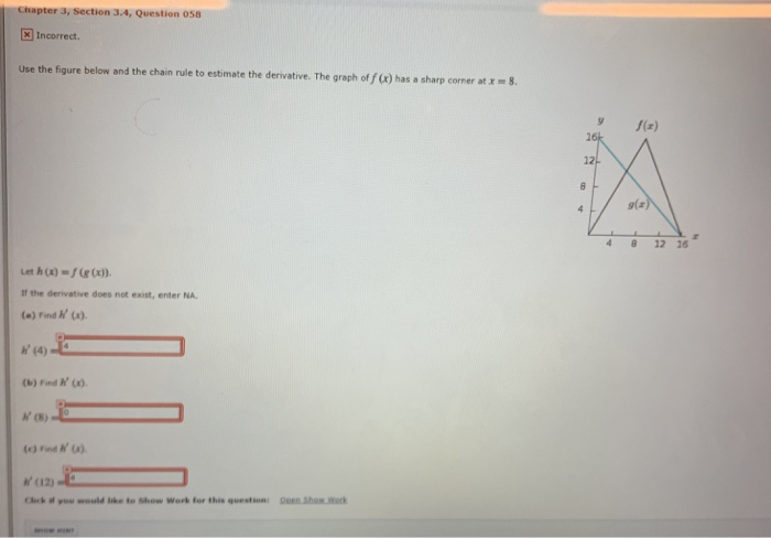 Solved Chapter 3, Section 3.4, Question o XIncorrect. Use | Chegg.com