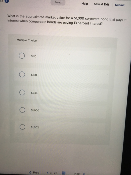 Solved Saved Help Save & Exit Submit 12 What is the | Chegg.com