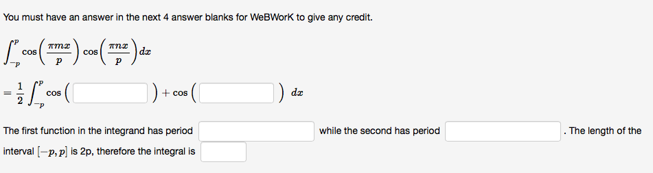 Solved Derive the orthogonality relations on [-P, p) for the | Chegg.com