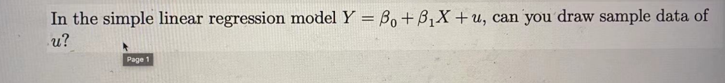 Solved == In the simple linear regression model Y = Bo+B_X | Chegg.com