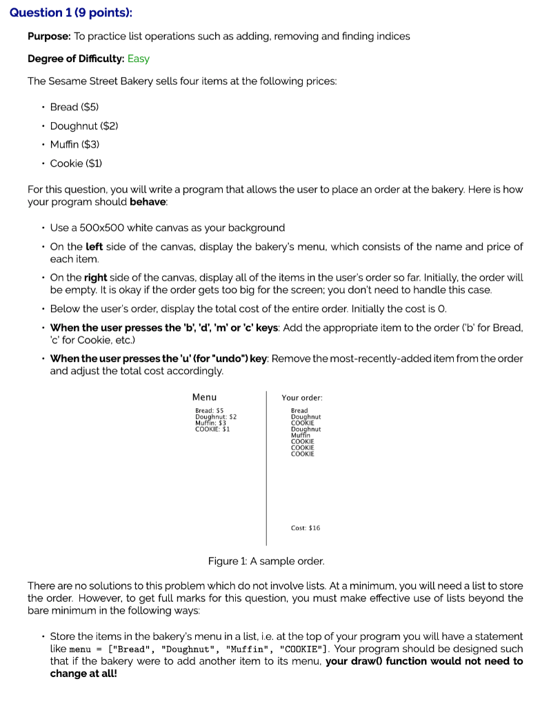 Solved Please solve the problem in python Processing. Will | Chegg.com