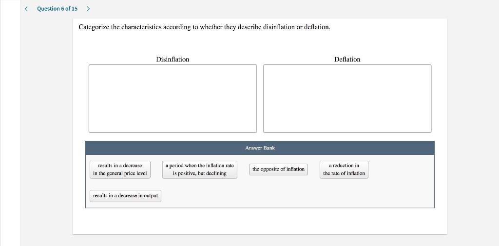 Solved Categorize the characteristics | Chegg.com
