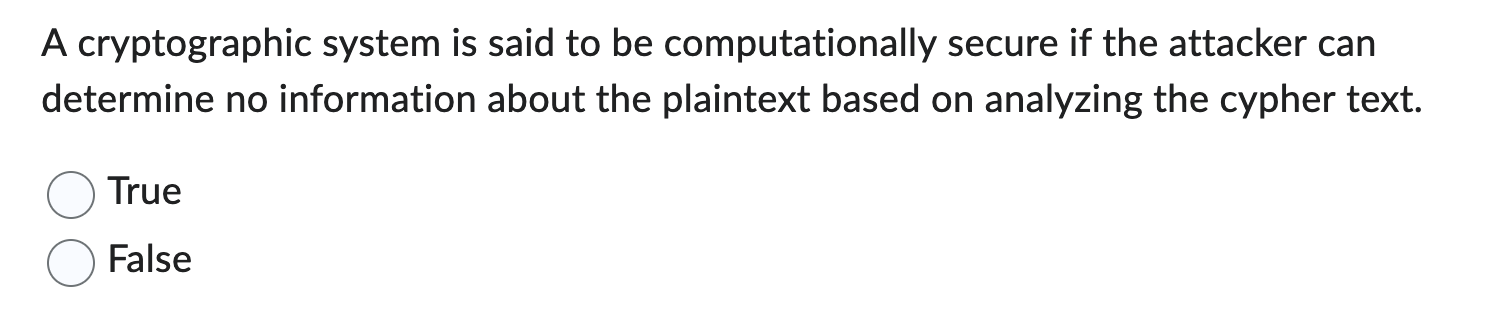 Solved Differential cryptanalysis is one of the following. | Chegg.com