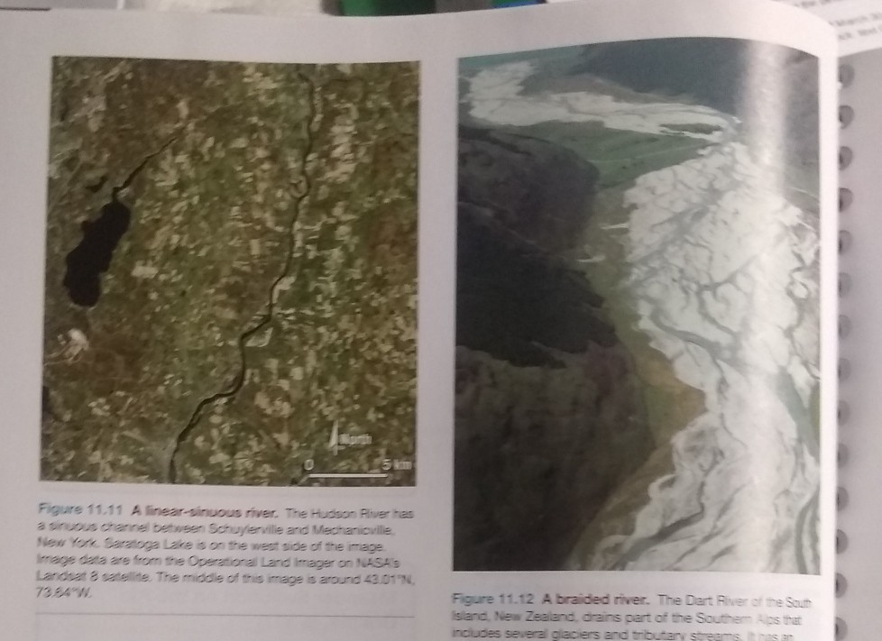 Solved Figure 11.11 Alinear-sinuous river. The Hudson Pliver | Chegg.com