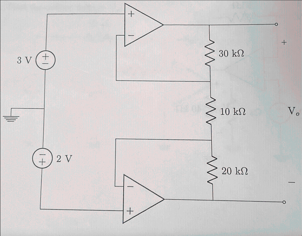 Solved Find the output voltage V0 | Chegg.com